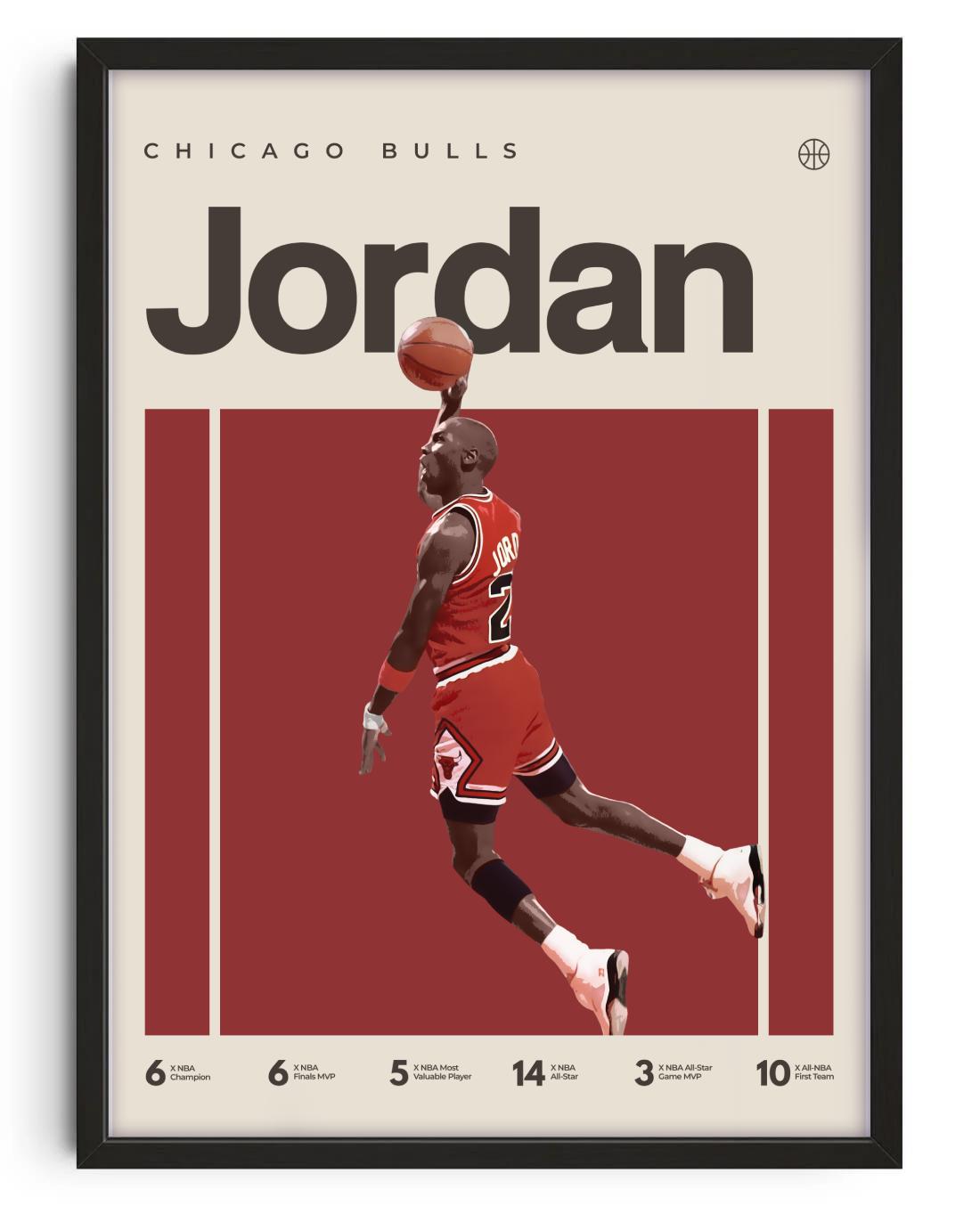 Michael Jordan Poster - Chicago Bulls | BigWeekend Store