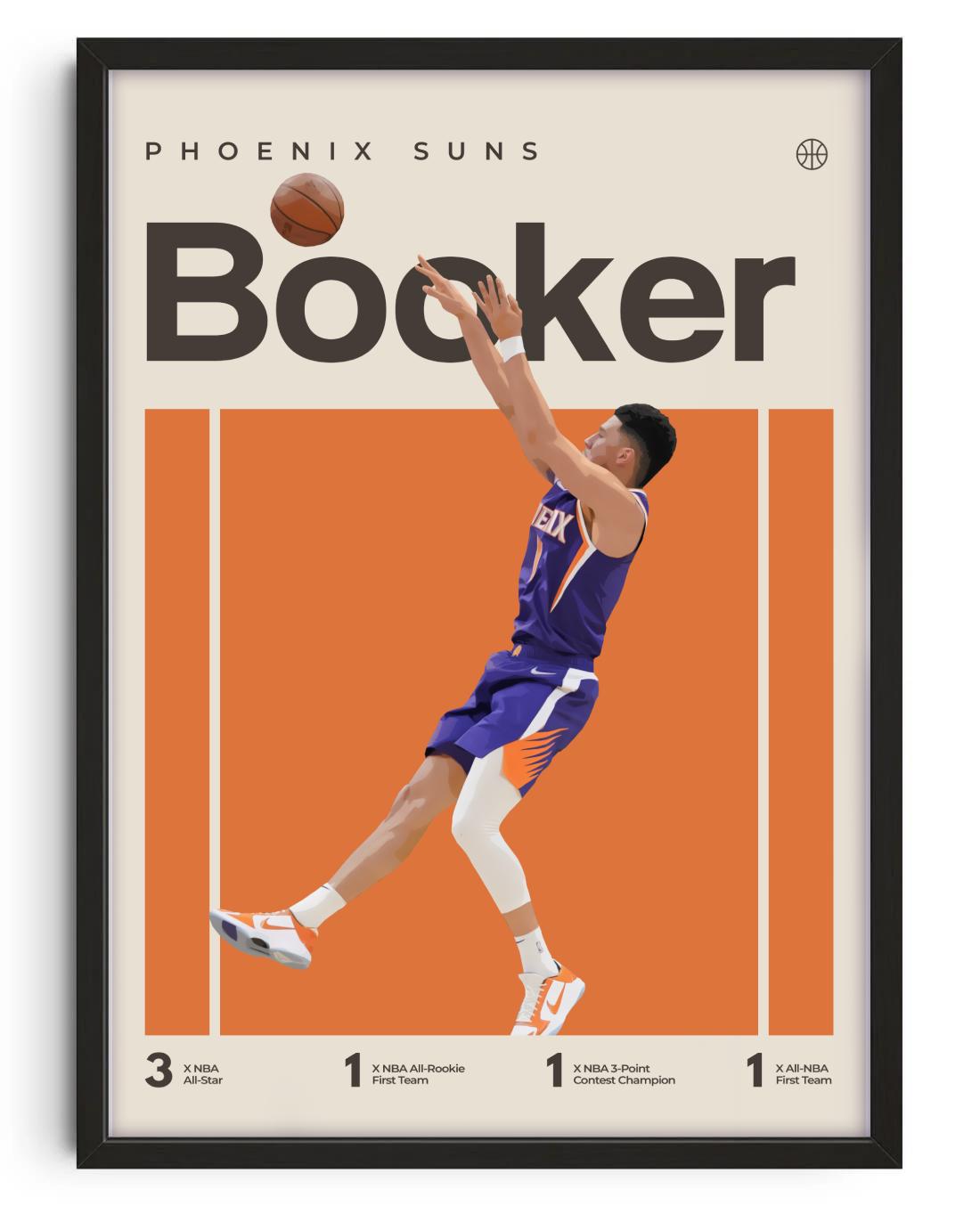 Devin Booker Poster - Phoenix Suns | BigWeekend Store