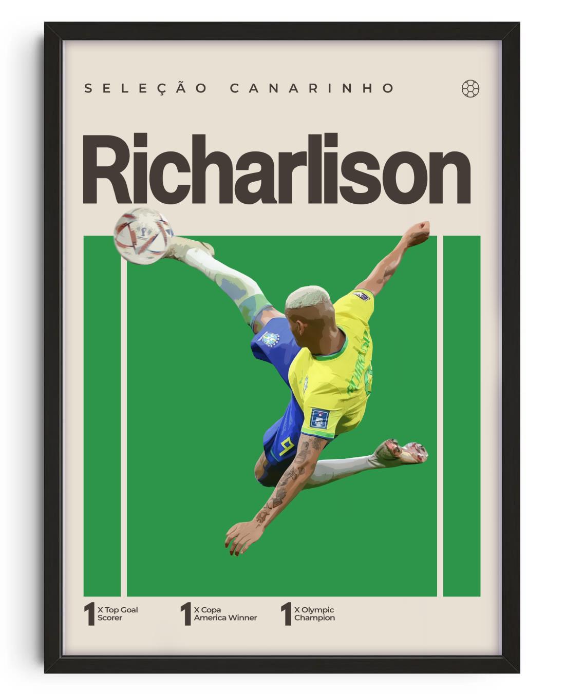 Richarlison Brazil Poster - BigWeekend store