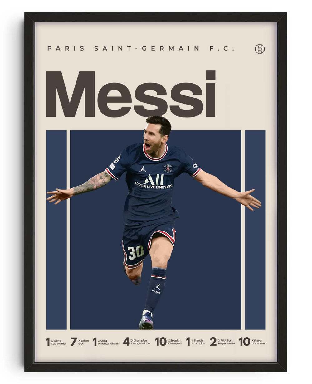 Lionel Messi poster-Lionel Messi, PSG-Big Weekend