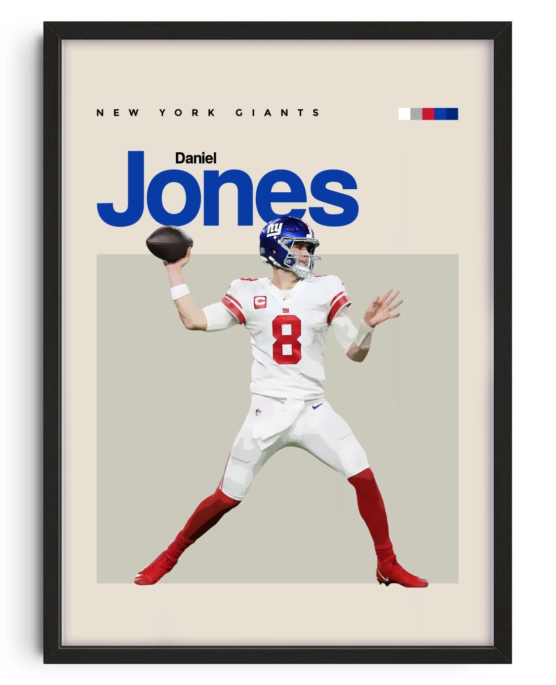 Daniel Jones Poster - New York Giants | BigWeekend store