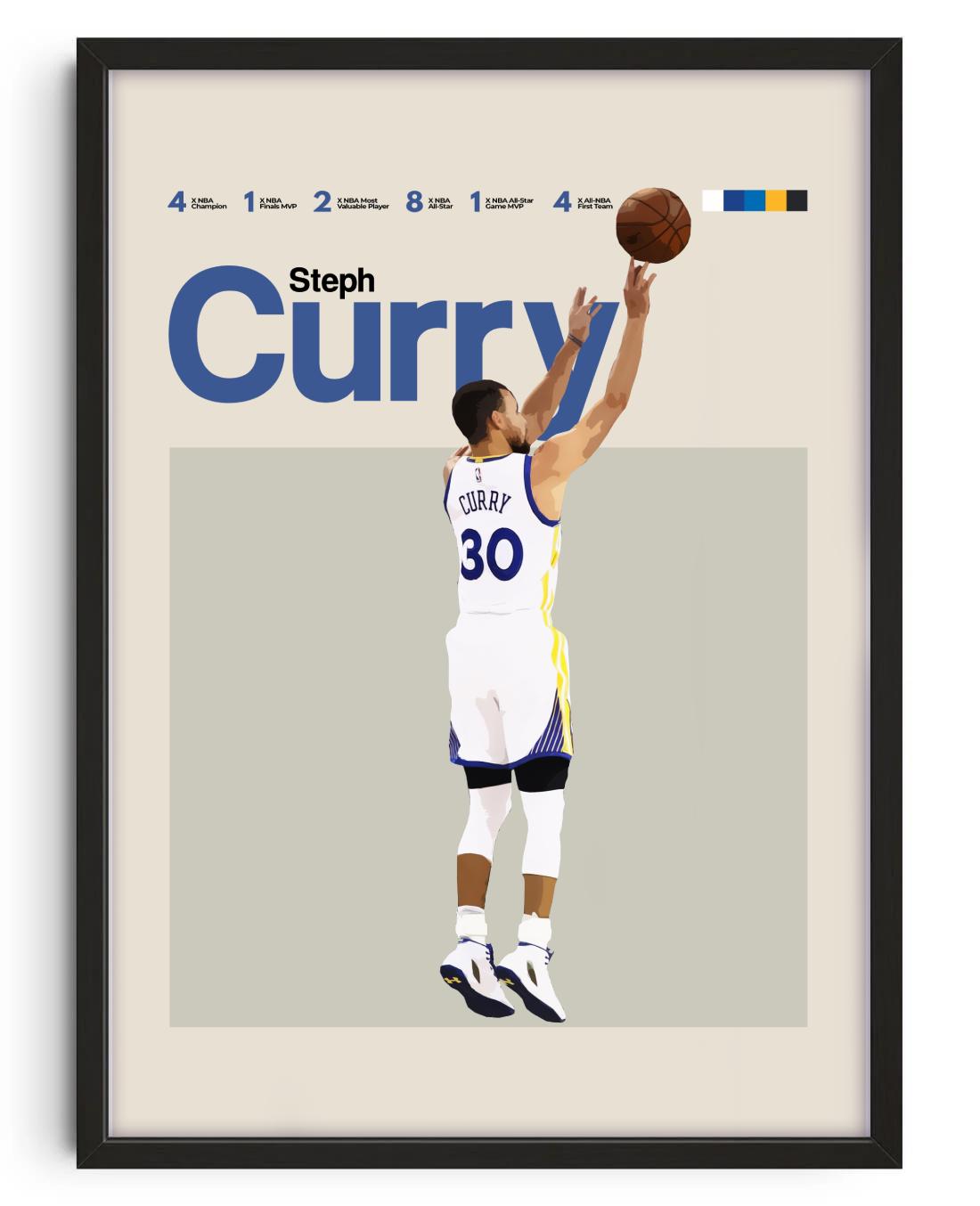 Steph Curry Poster - Golden State Warriors Memorabilia