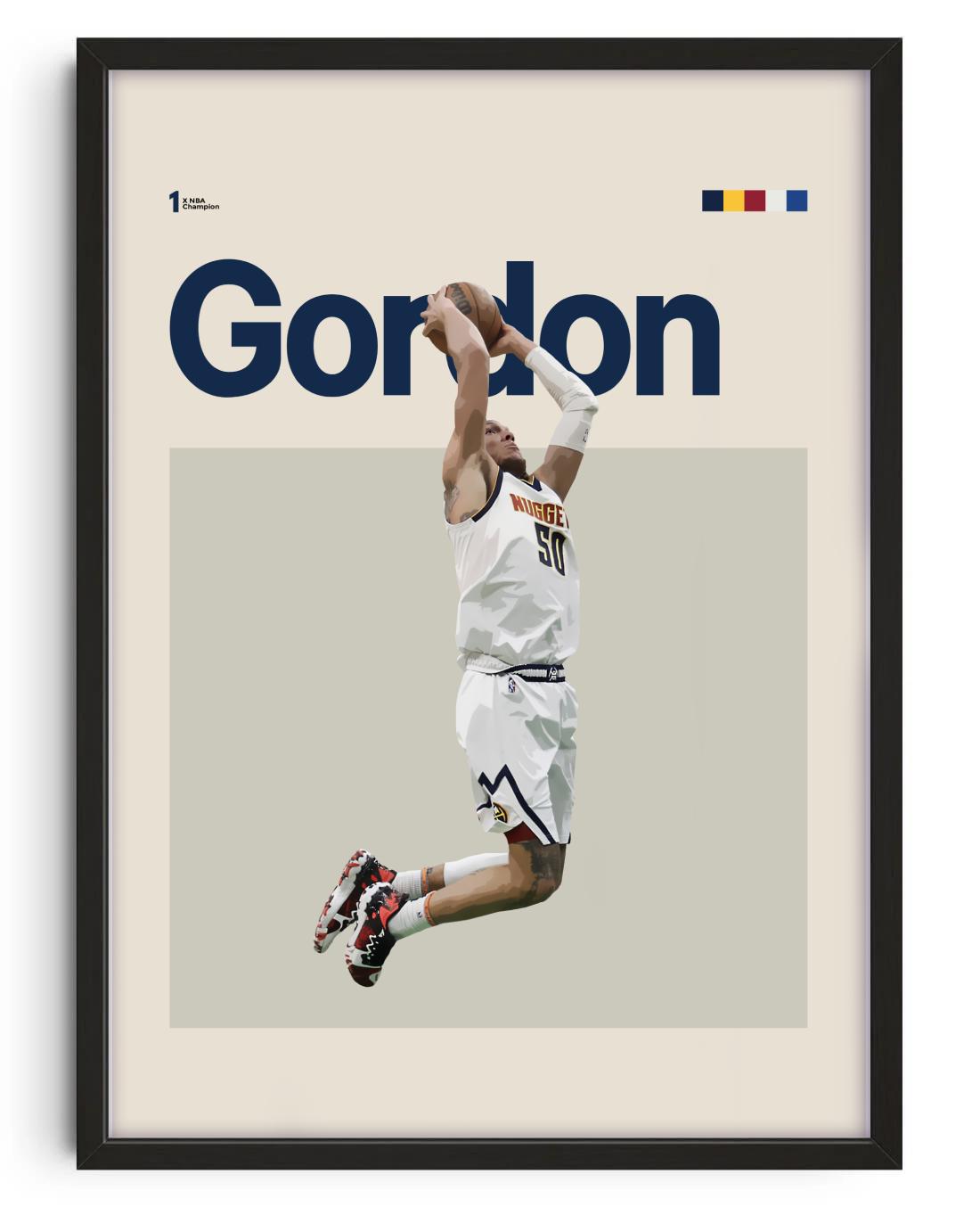 Aaron Gordon Poster - Denver Nuggets | BigWeekend Store