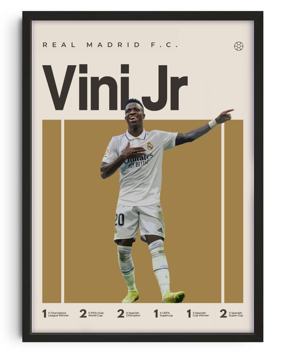 Shop Stunning Vini Jr Poster | Vini Jr Poster Collection