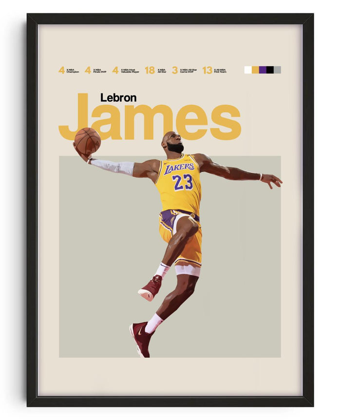 Cleveland LeBron James Poster - BigWeekend Store