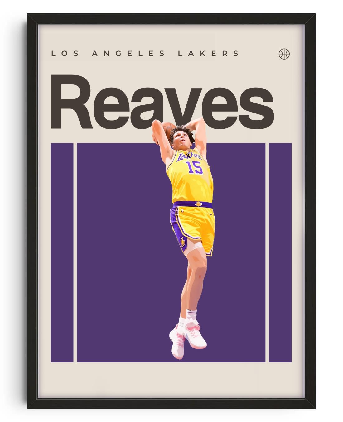 Austin Reaves Poster - LA Lakers | BigWeekend Store