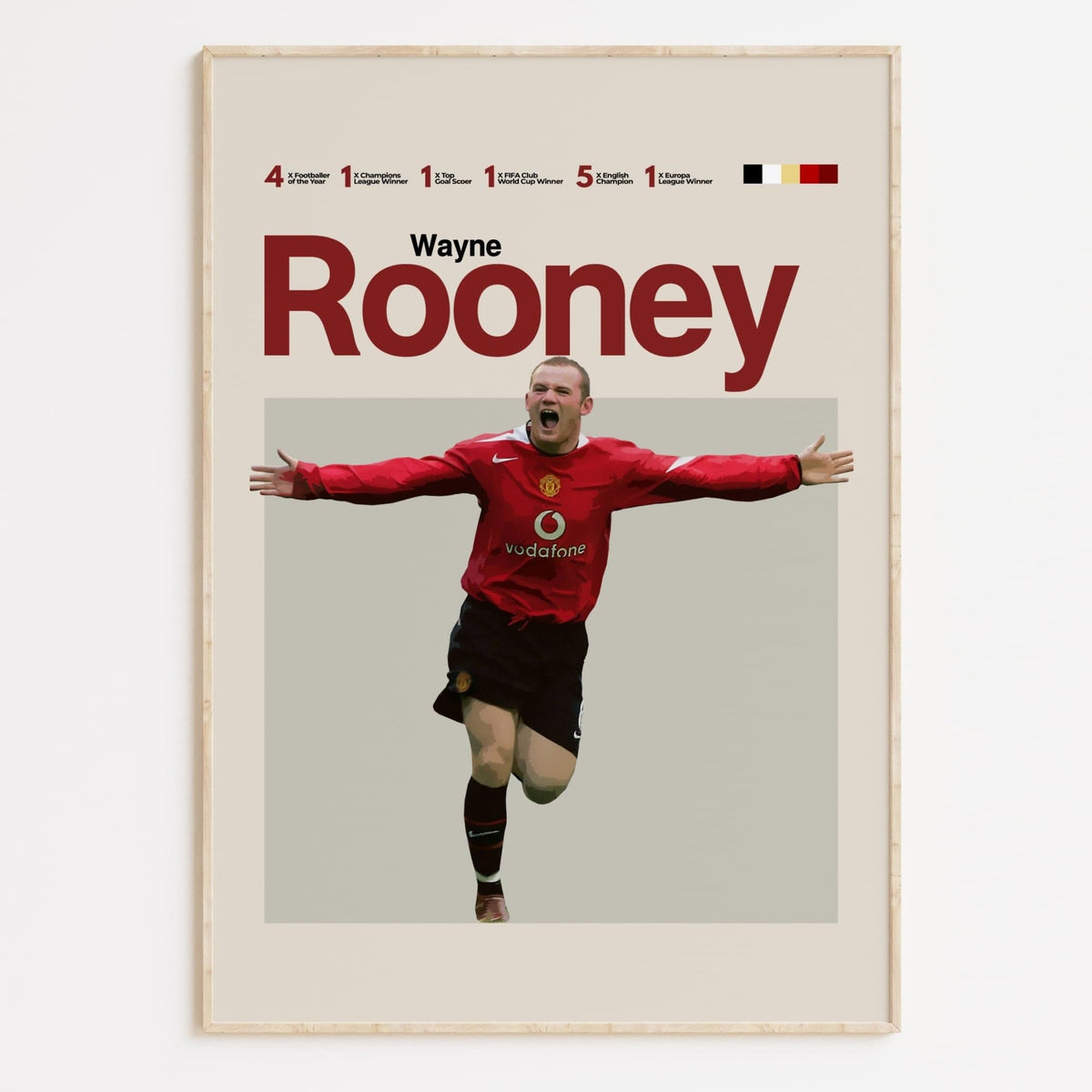Wayne Rooney Poster - Manchester United | BigWeekend Store