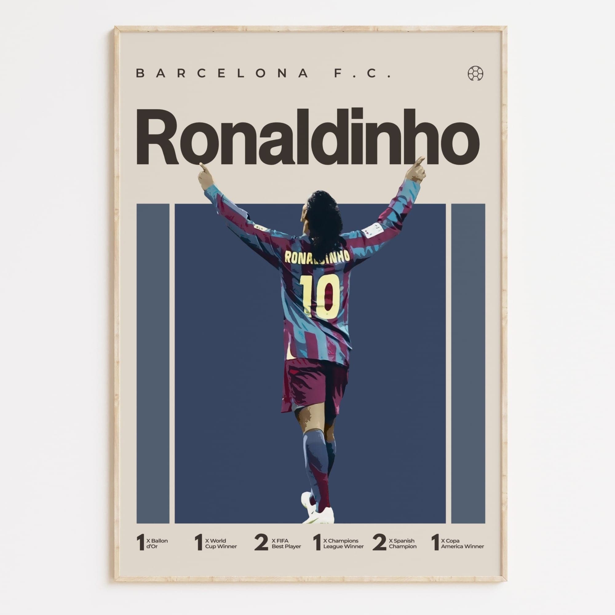 Ronaldinho poster Barcelona FC-Ronaldinho, Barecelona FC-Big Weekend