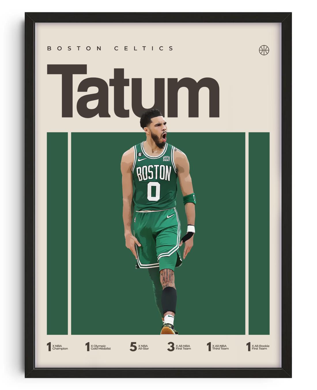 Jason Tatum Poster - Boston Celtics Art Prints | BigWeekend Store