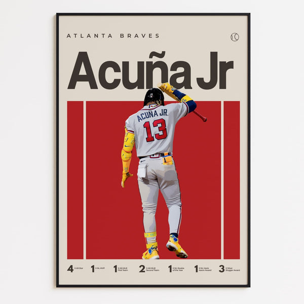 Get the Best Ronald Acuña Jr Poster - Atlanta Braves | BigWeekend Store