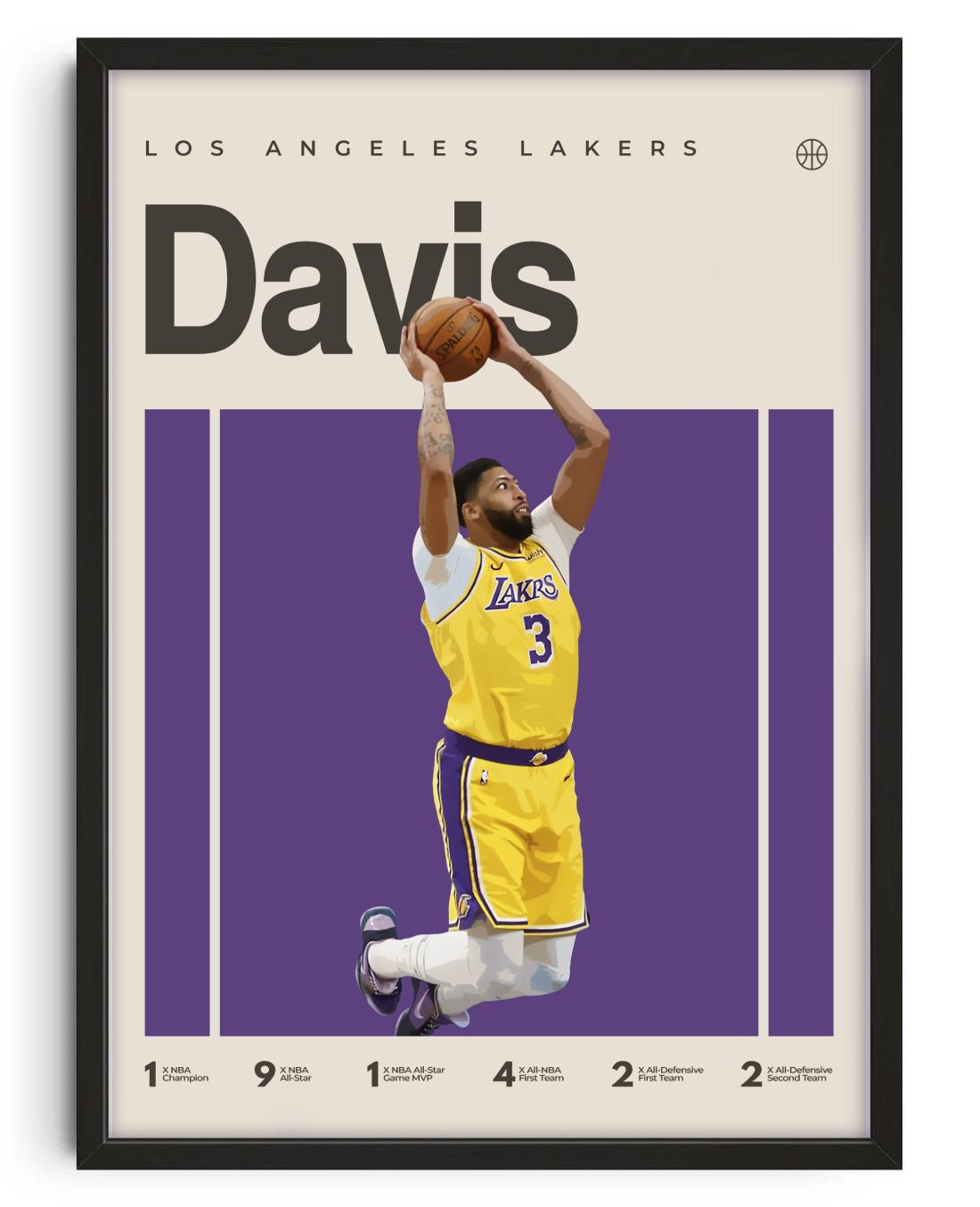 Anthony Davis Poster - LA Lakers | BigWeekend Store