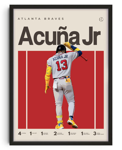 Get the Best Ronald Acuña Jr Poster - Atlanta Braves | BigWeekend Store