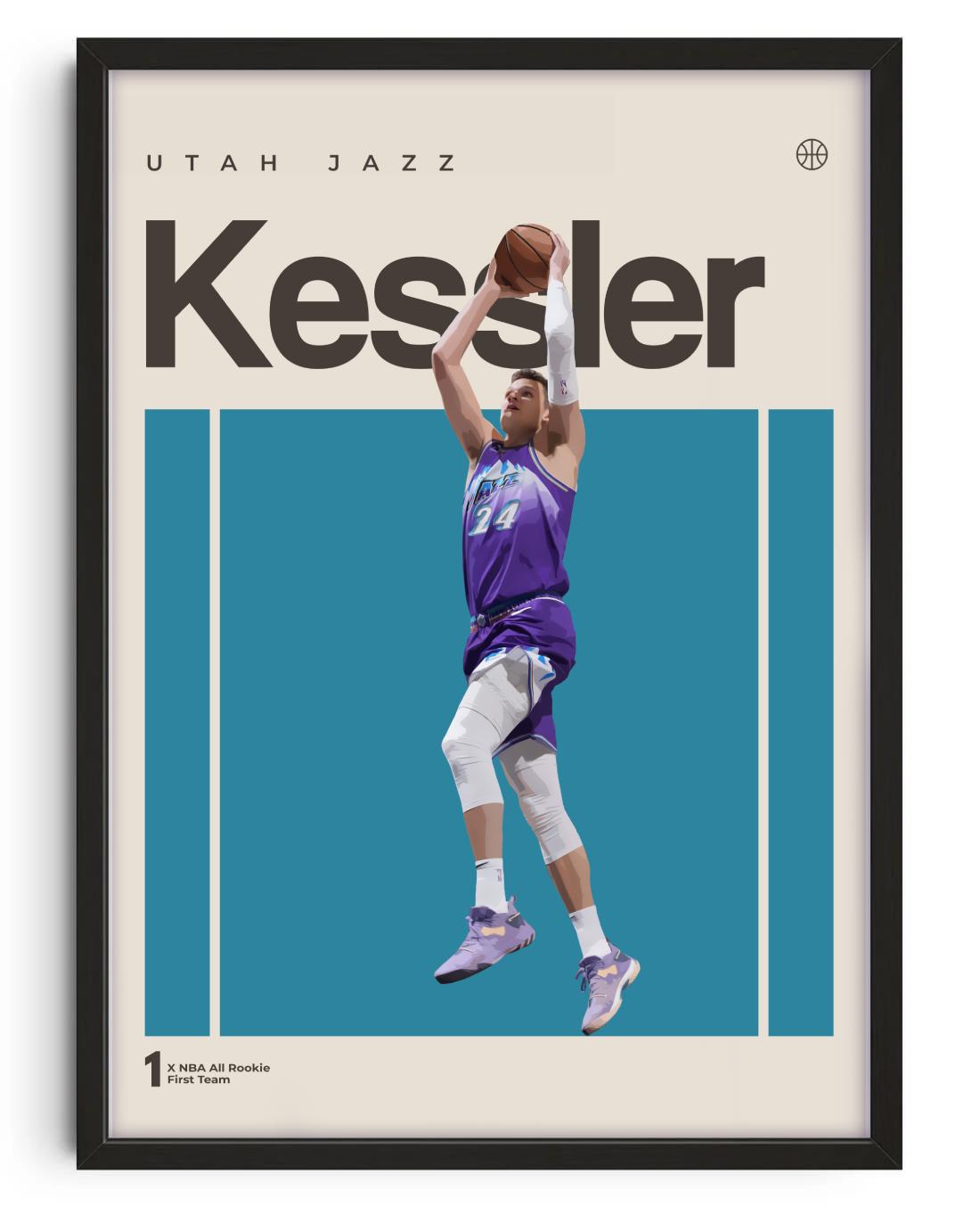 Walker Kessler Poster - Utah Jazz | BigWeekend Store