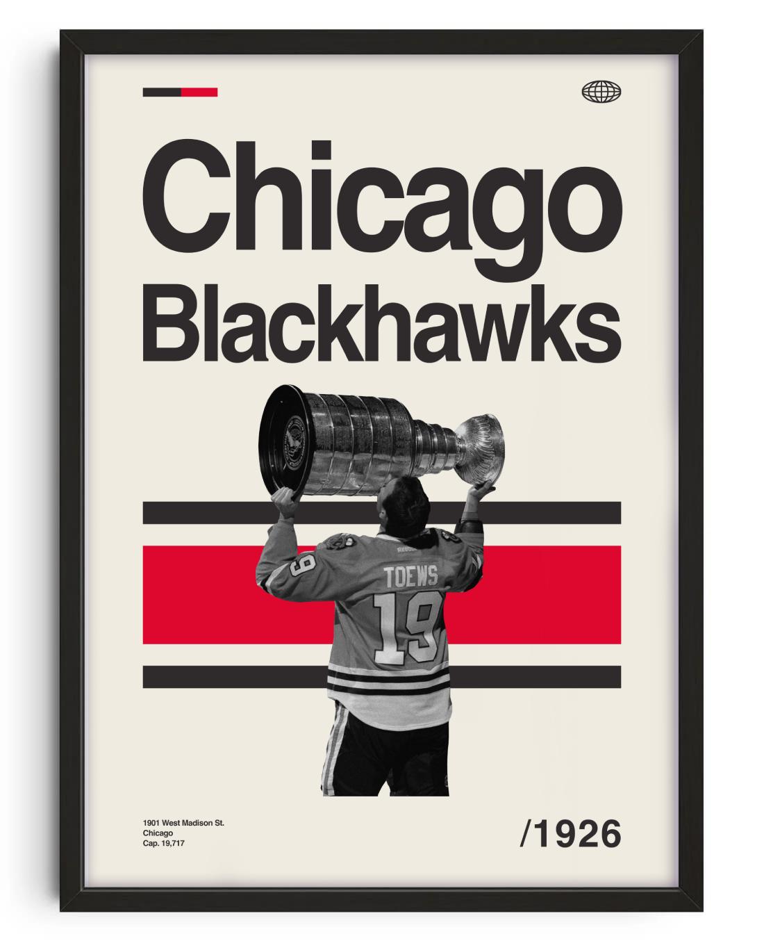 Get the Best Chicago Blackhawks Poster - Patrick Toews | BigWeekend Store