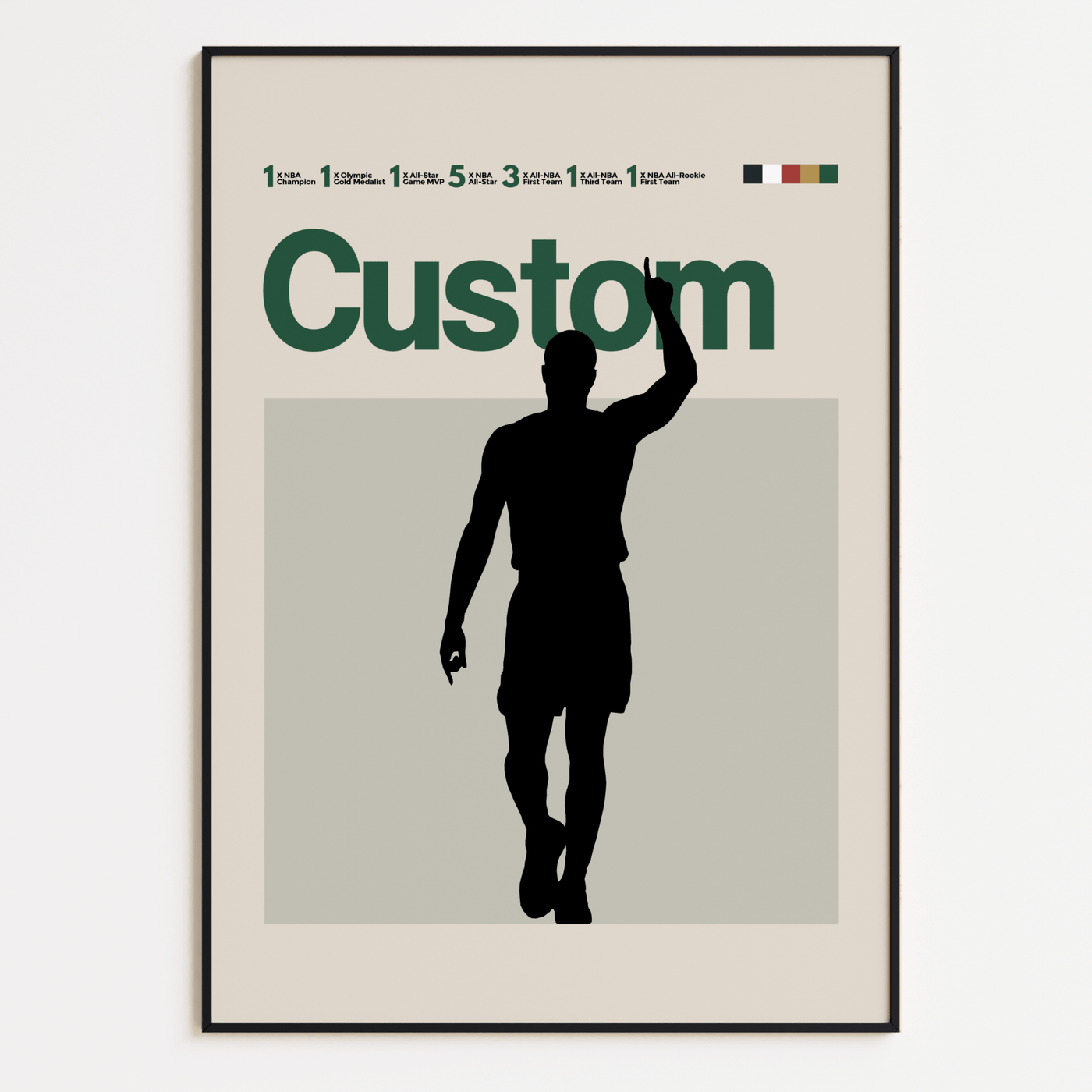 Custom Athlete Poster | BigWeekend Store