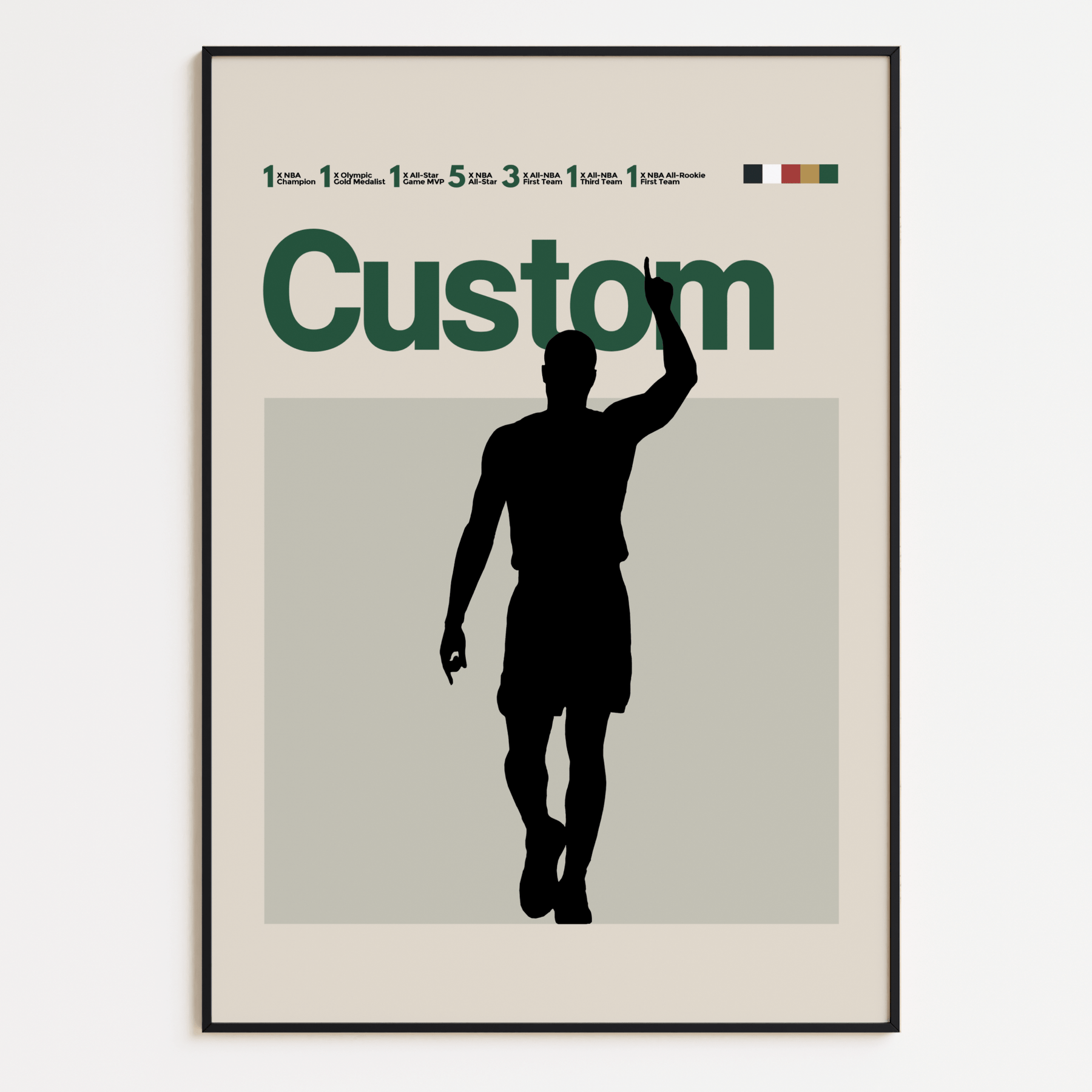Custom Athlete Poster | BigWeekend Store