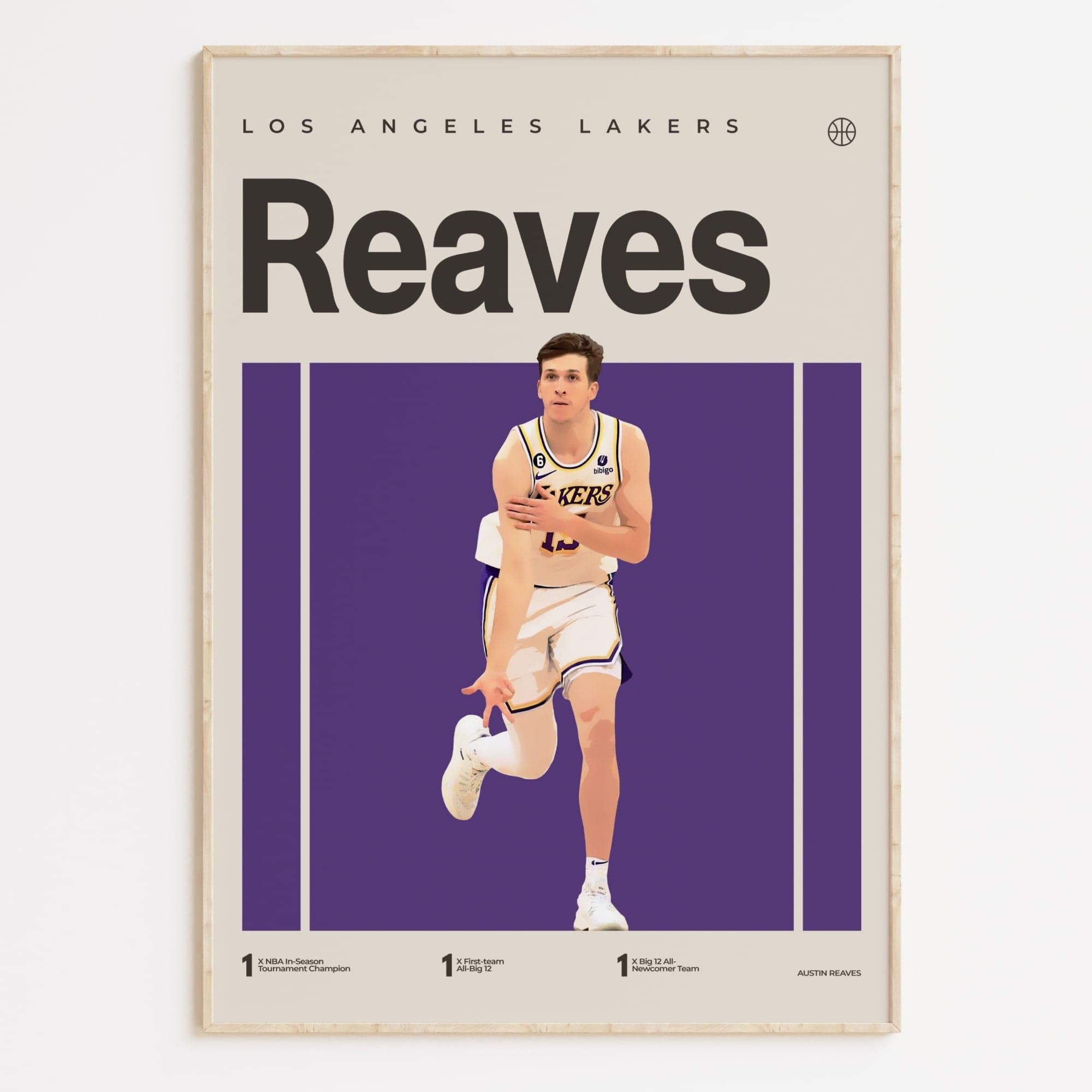 Austin Reaves Poster - LA Lakers | BigWeekend Store