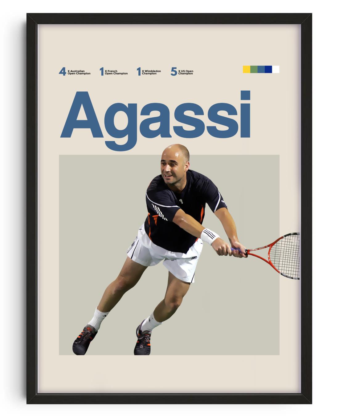 Andre Agassi poster-Andre Agassi, Tennis-Big Weekend