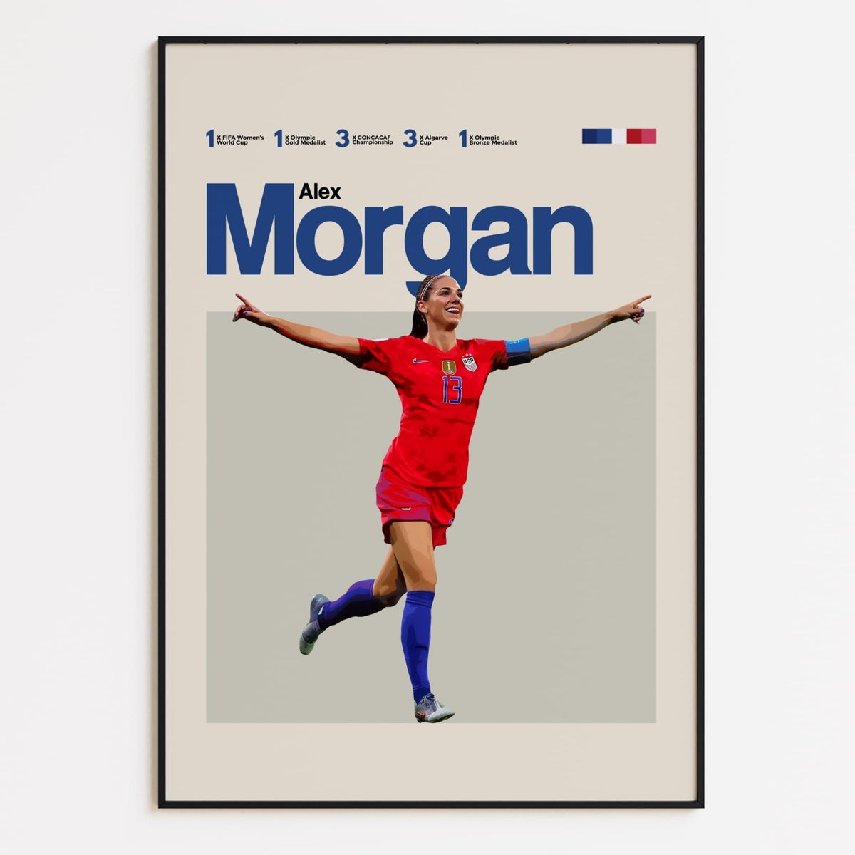 Alex Morgan Poster - San Diego Wave FC | BigWeekend Store – Big Weekend