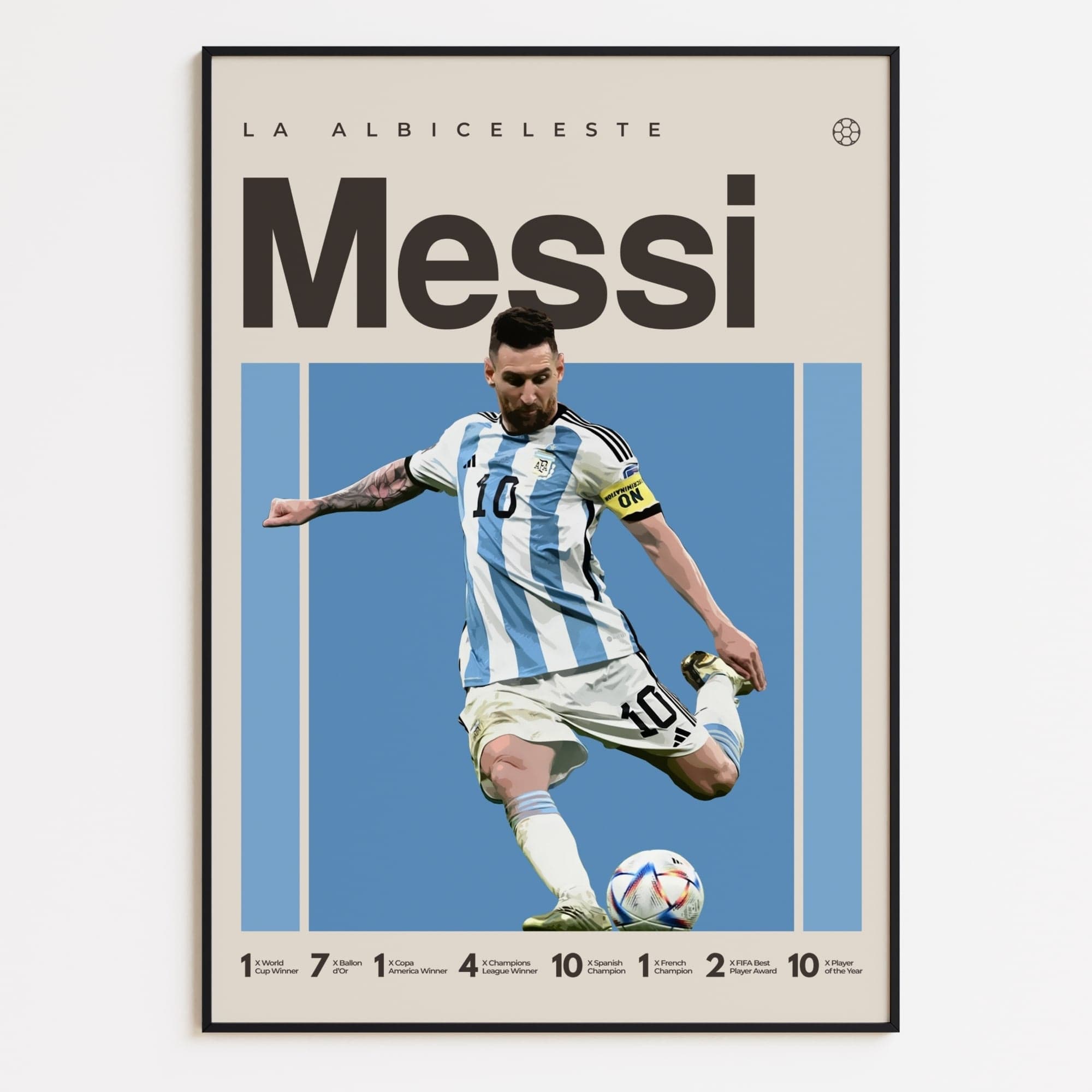 Lionel Messi Poster | BigWeekend Store – Big Weekend