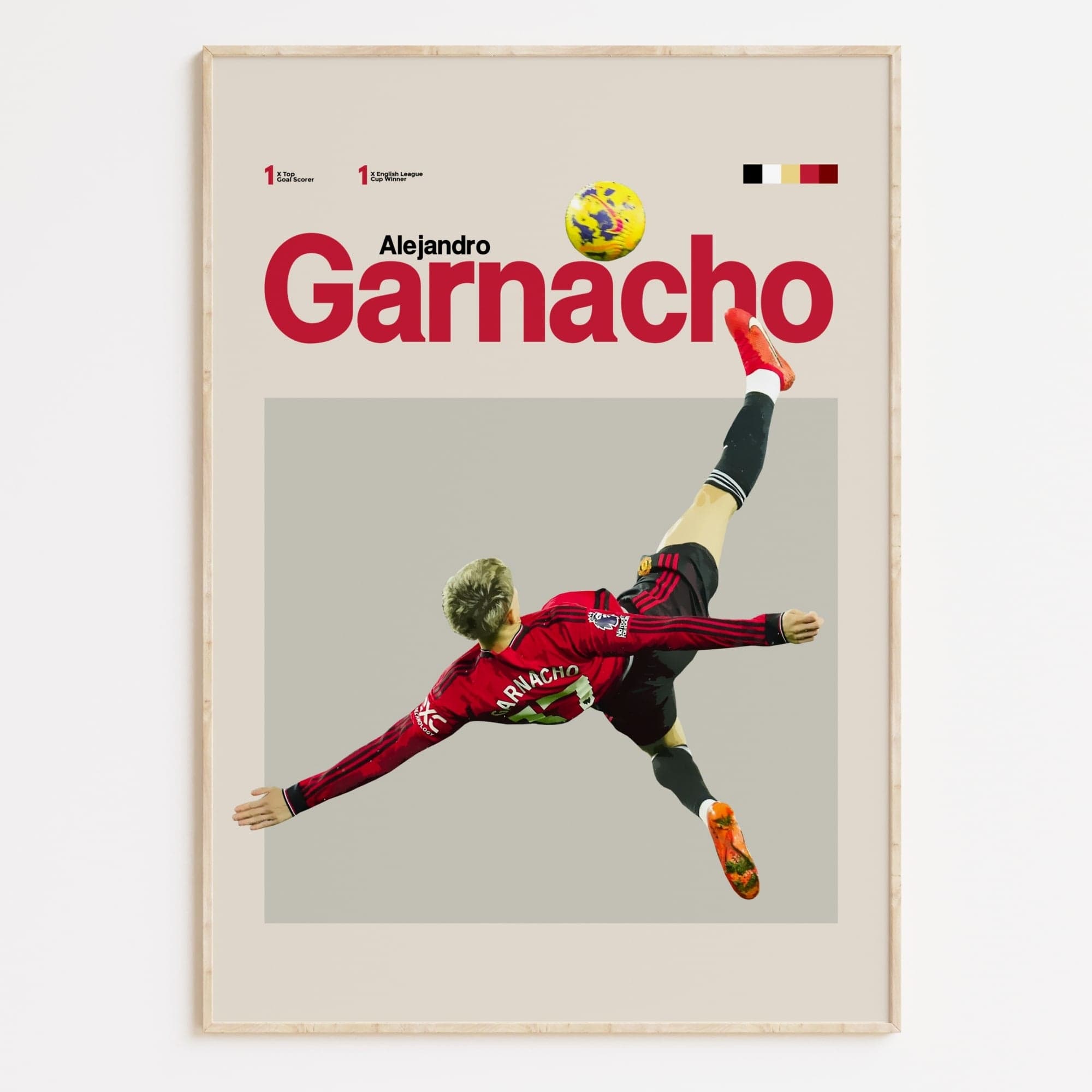 Alejandro Garnacho Poster - Manchester United | BigWeekend Store