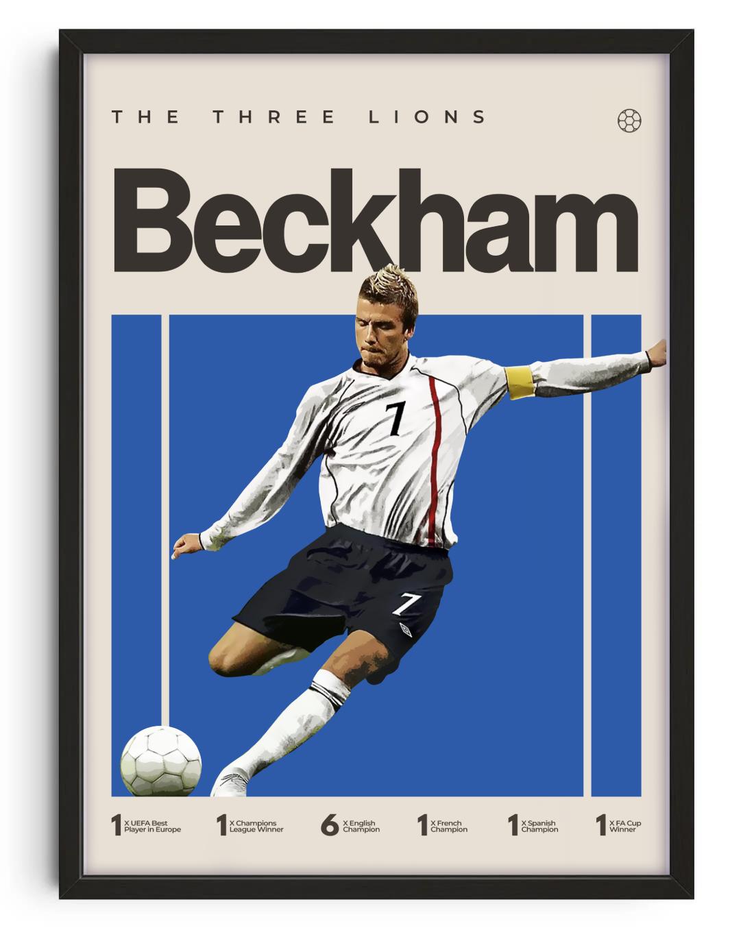 David Beckham Poster - England | BigWeekend Store