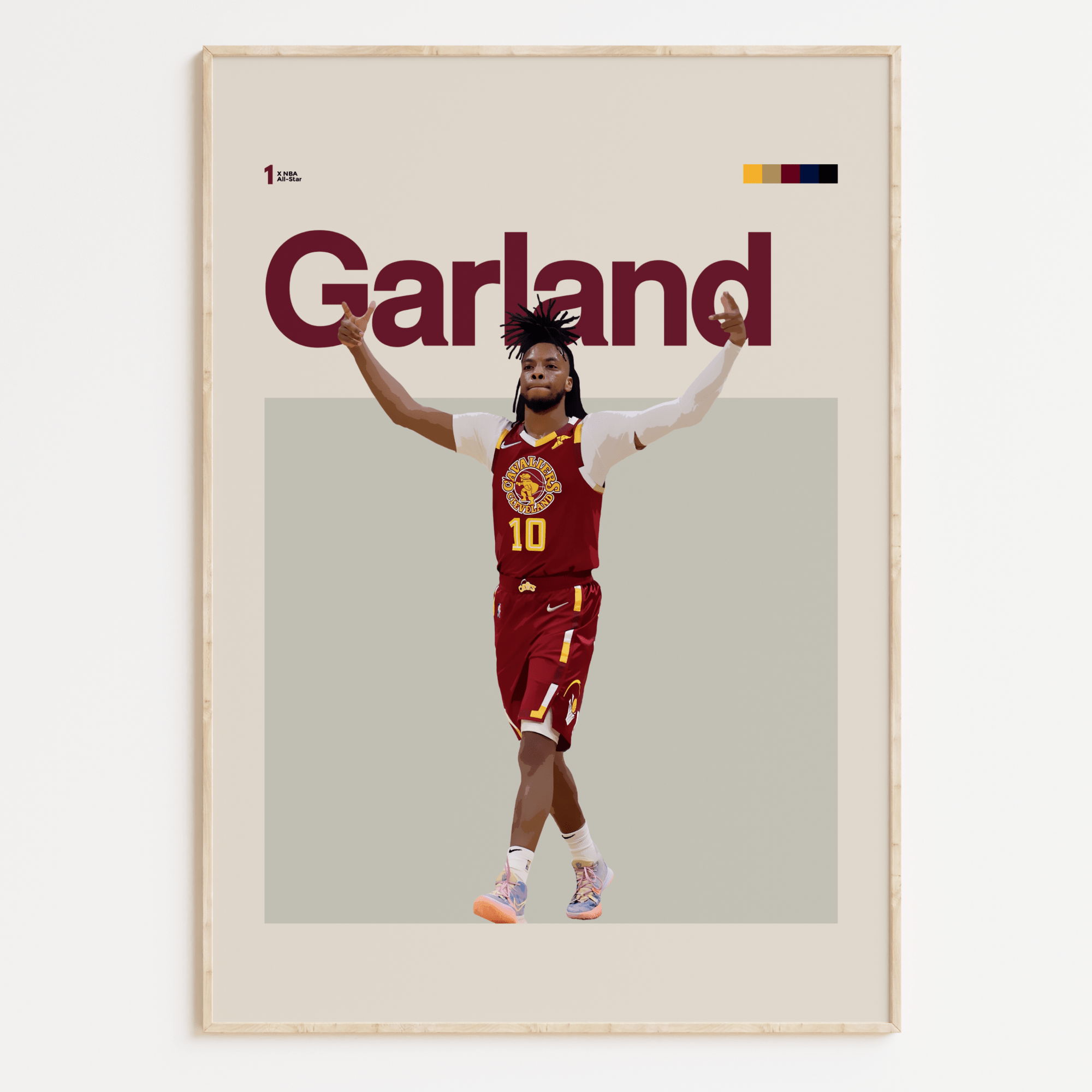 Darius Garland Poster - Cleveland Cavaliers | BigWeekend Store