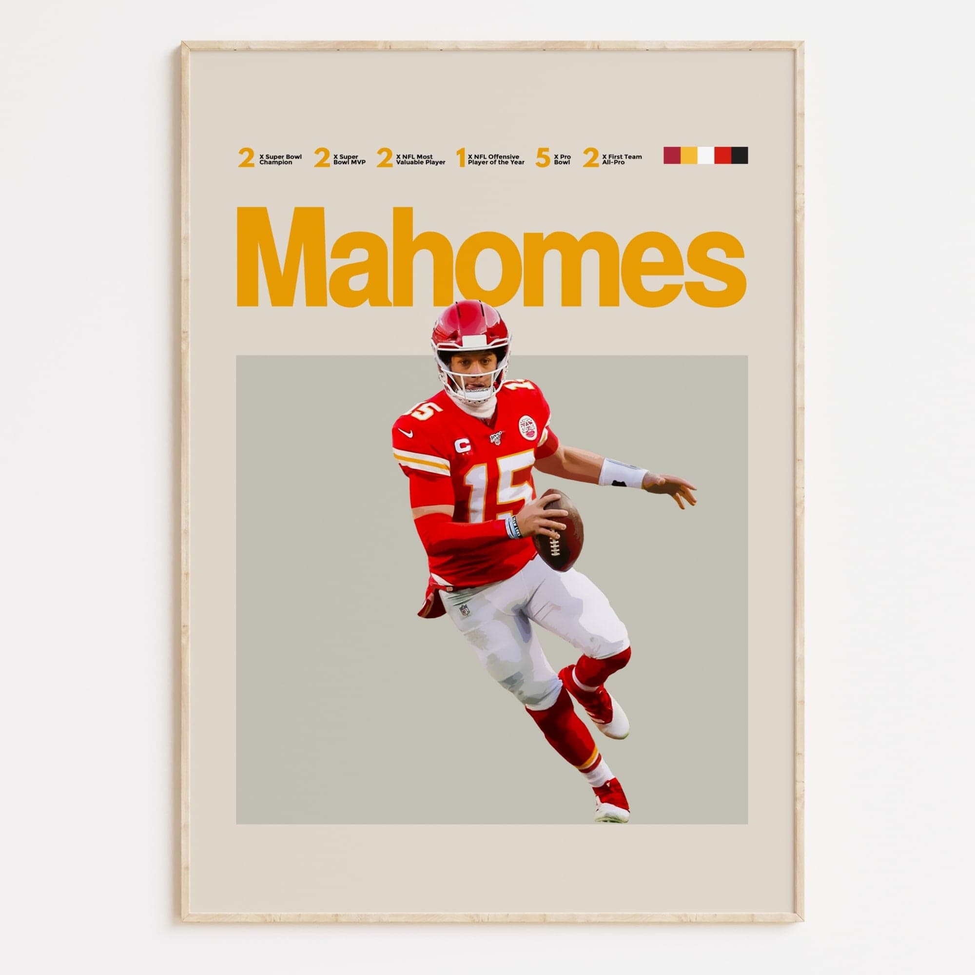 Patrick Mahomes Poster - Kansas City Chiefs | BigWeekend store