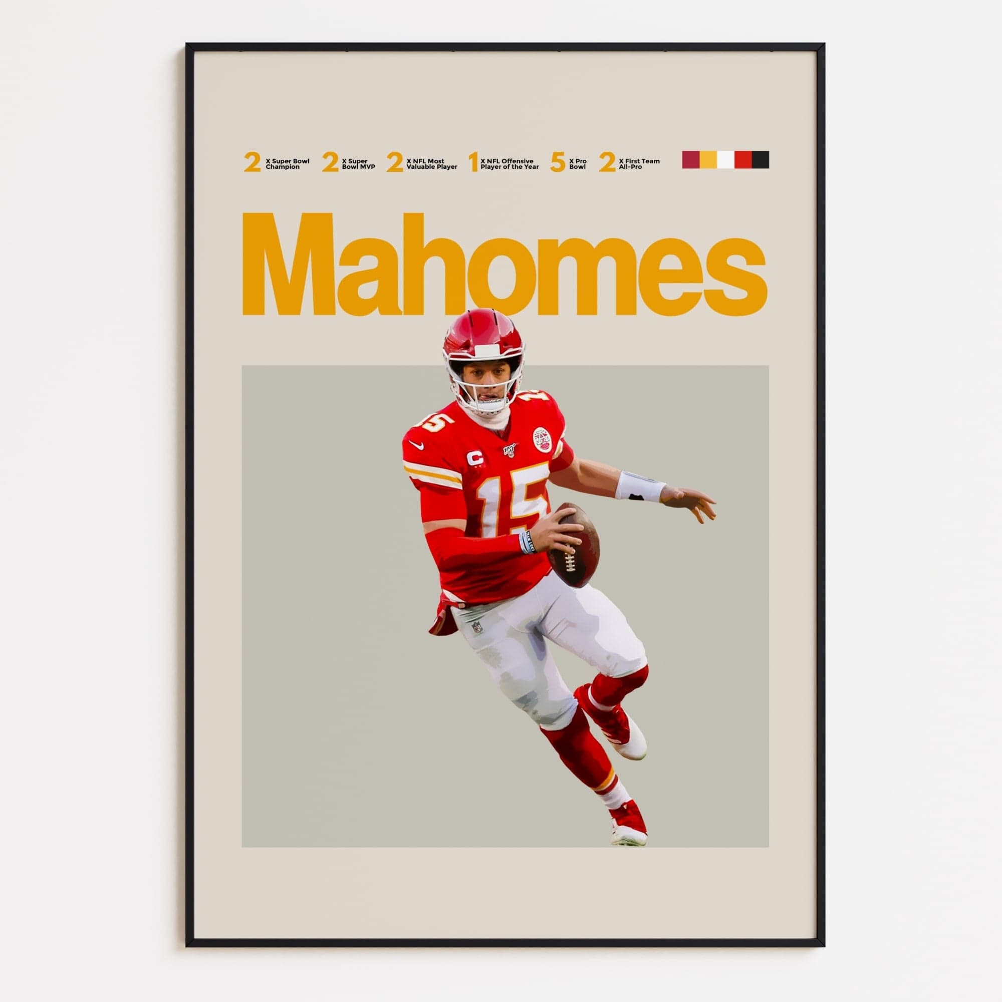 Patrick Mahomes Poster - Kansas City Chiefs | BigWeekend store – Big ...