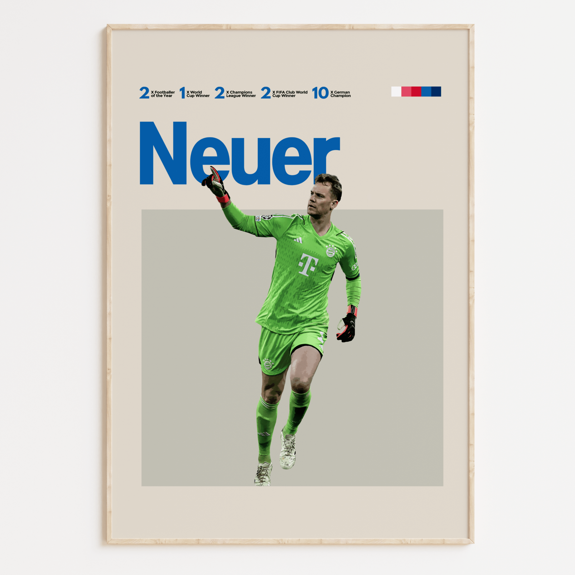 Manuel Neuer Poster - Bayern Munich Print | BigWeekend Store