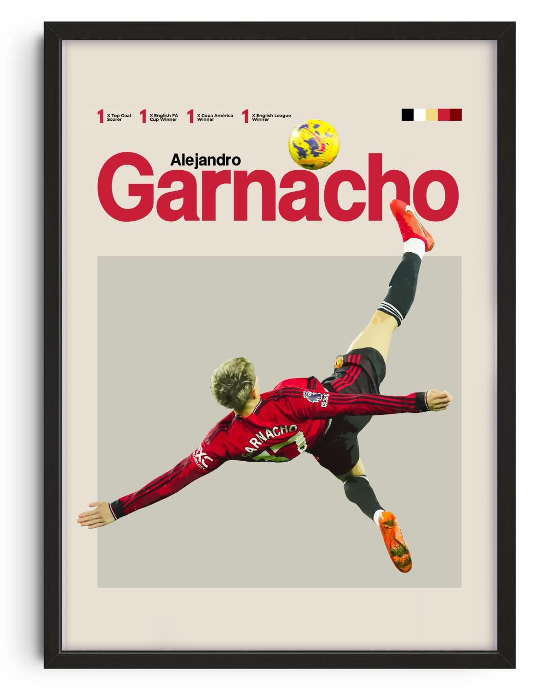 Alejandro Garnacho Poster - Manchester United | BigWeekend Store