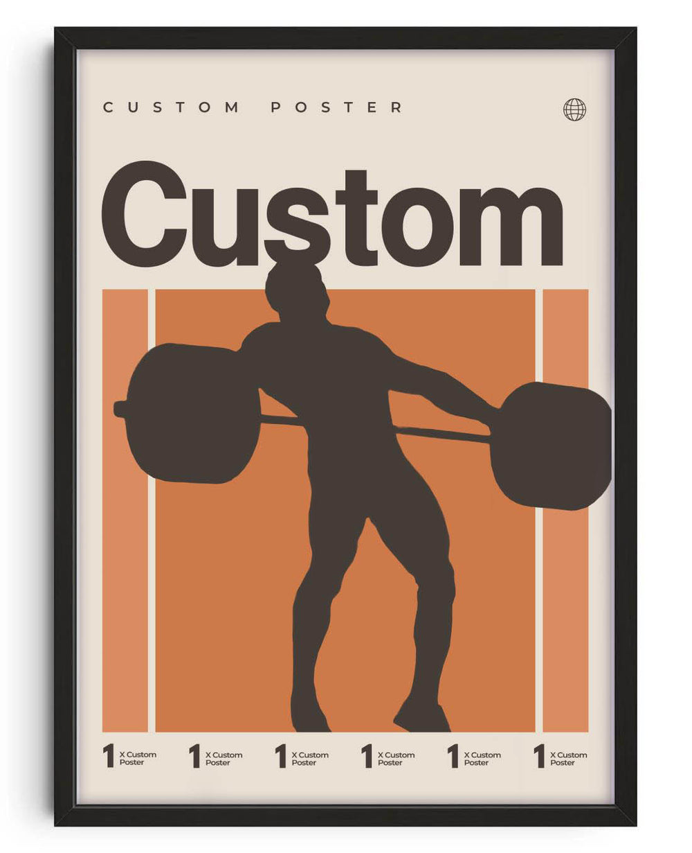 Custom Athlete Poster | BigWeekend Store